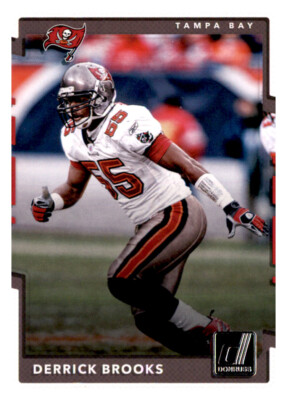 2017 Donruss Derrick Brooks NFL PWE HOF Base Card Buccaneers #255 | eBay
