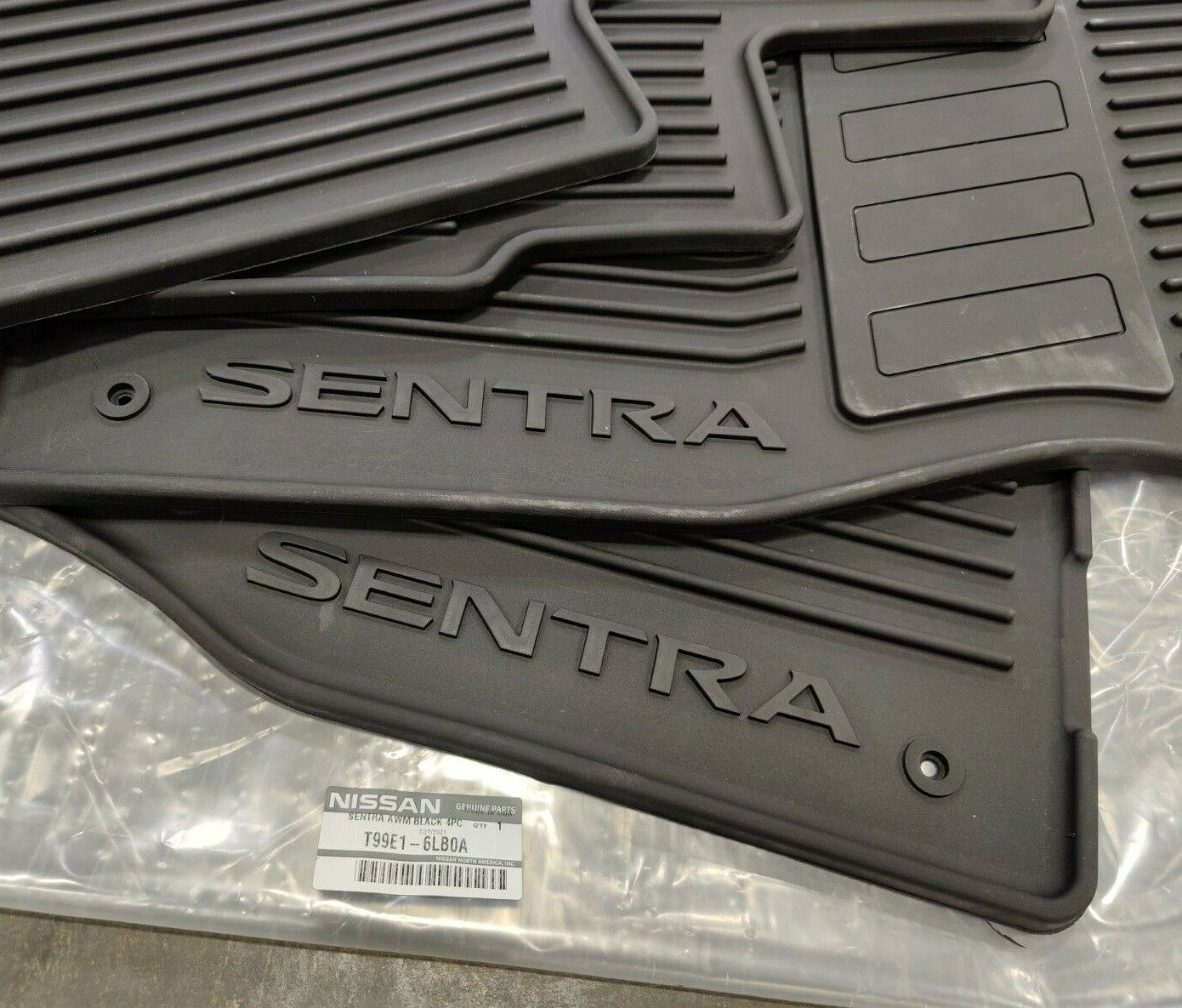 Genuine OEM Nissan T99E1-6LB0A Rubber All Season Floor Mat 4pc Set 20 ...