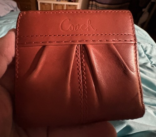 Coach Brown Mini Wallet Women’s With ID Window! | eBay