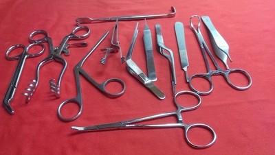 42 PCS BASIC EAR SET SURGERY INSTRUMENTS FORCEPS ENT MEDICAL BRAND NEW ...