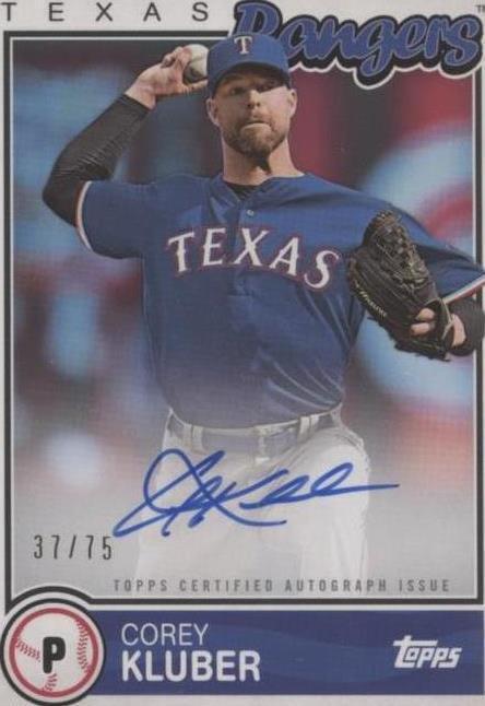 2020 Topps Brooklyn Collection - Brooklyn Autographs Corey Kluber #BKA ...
