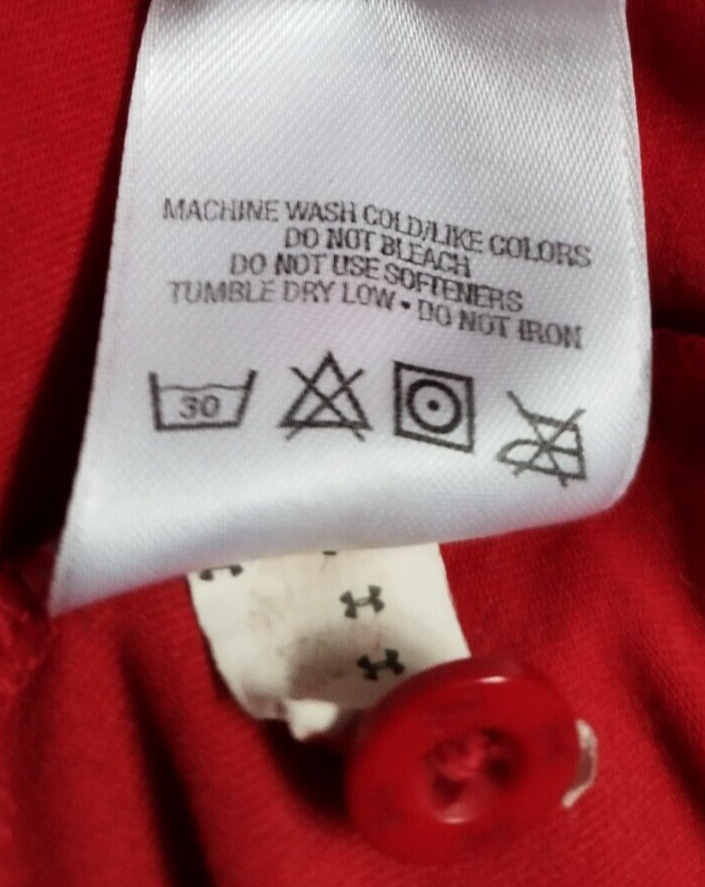 Under Armour Heat Gear Men's Classic Polo Shirt Short Sleeve Red Size ...