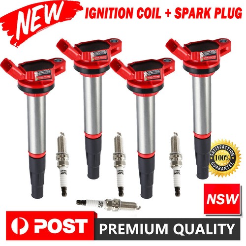 Ignition Coil +Spark plug for Toyota Corolla ZRE152R ZRE172R ZRE182R ...