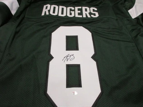 Aaron Rodgers NY Jets signed autographed football jersey PAAS COA | eBay