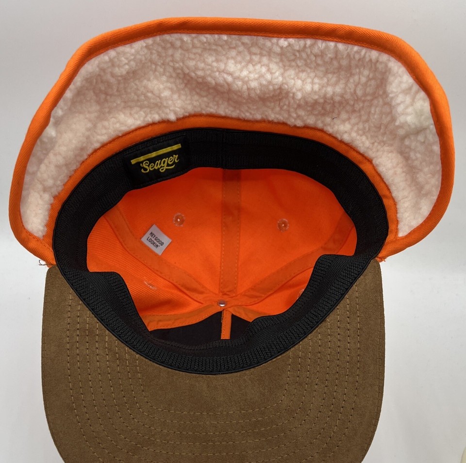 The Good Company Seager Flap Jack Hat Orange Cap Duck Sherpa Flaps | eBay