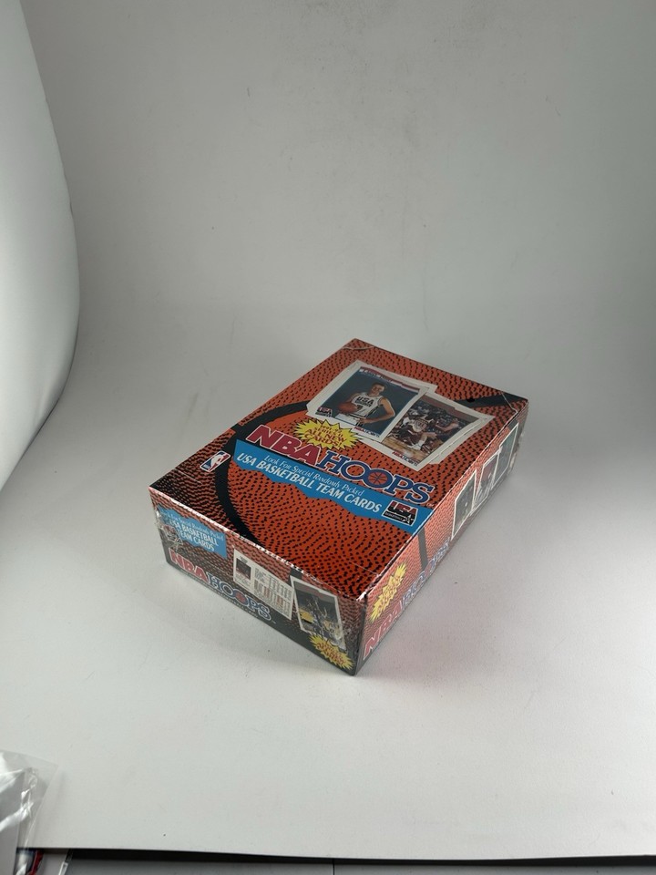 NBA HOOPS 1991-92 Series II Basketball Box Team USA Cards Factory ...