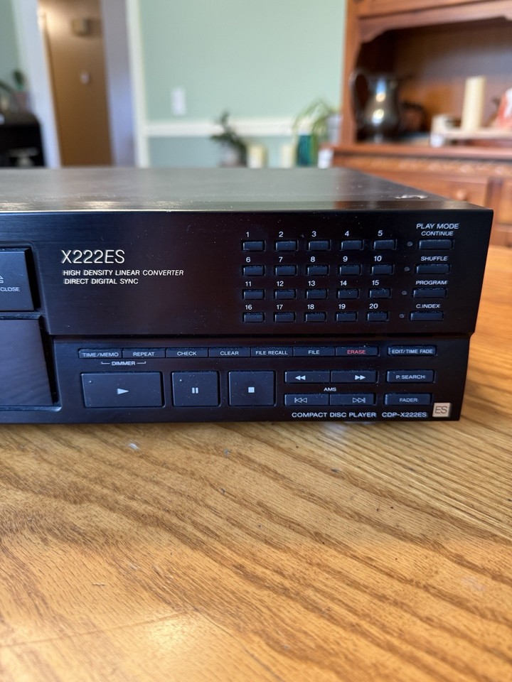 Vintage Sony CDP-X222ES ES Series Compact Disc CD Player TESTED WORKING ...