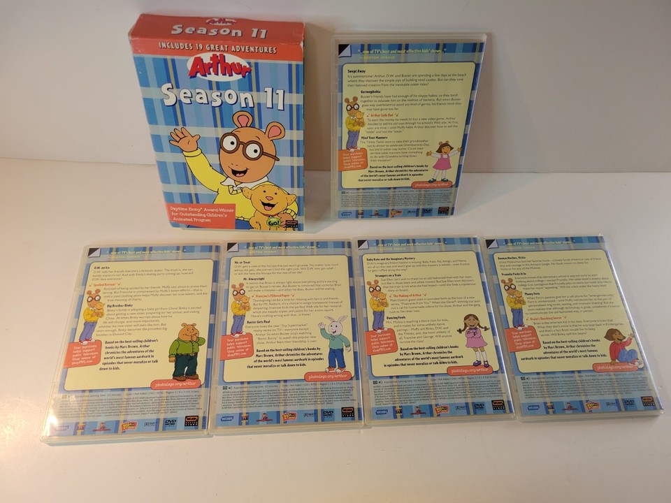 *Missing 1 Disc Arthur Season 11 (DVD 2008) PBS Animated Children's ...