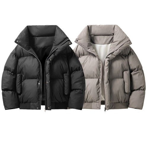 Everyday Layer Men Padded Jacket Quilted Jacket Solid Color Regular ...