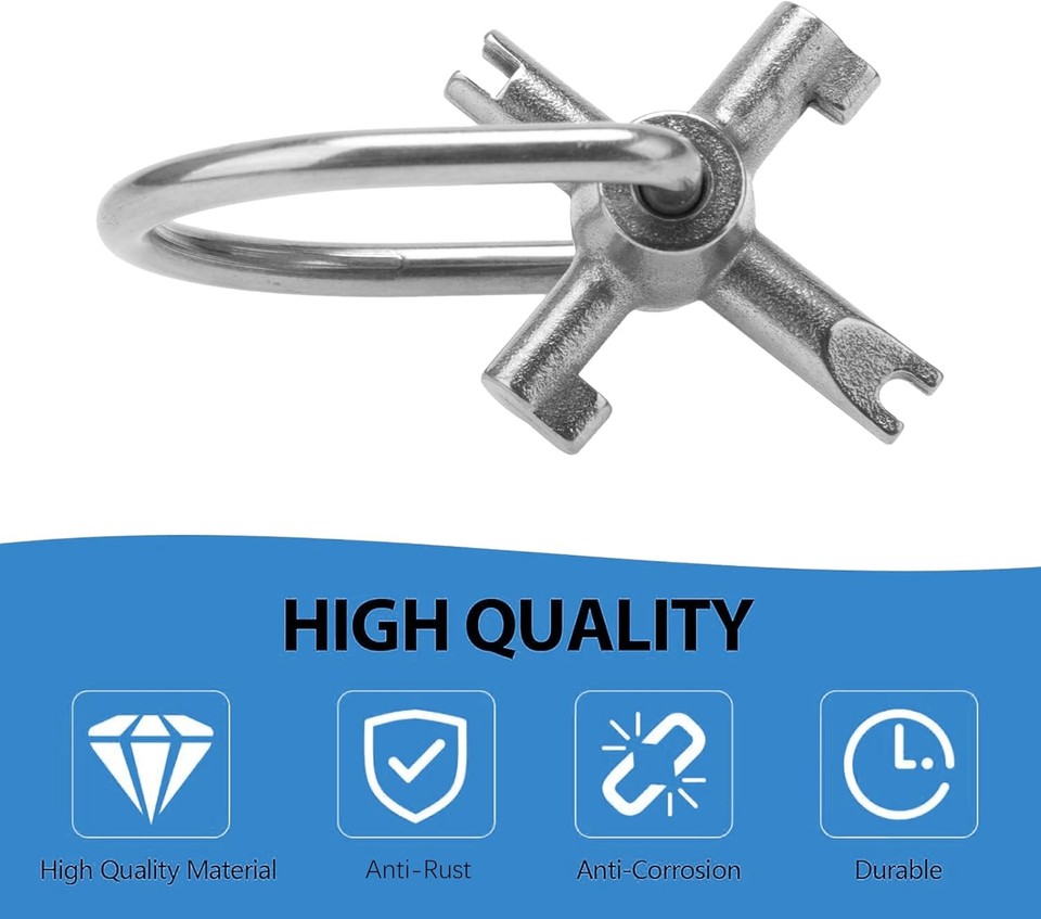 HVAC Tools, Locking Cap Key for 410A and R22 Refrigerants, Universal ...