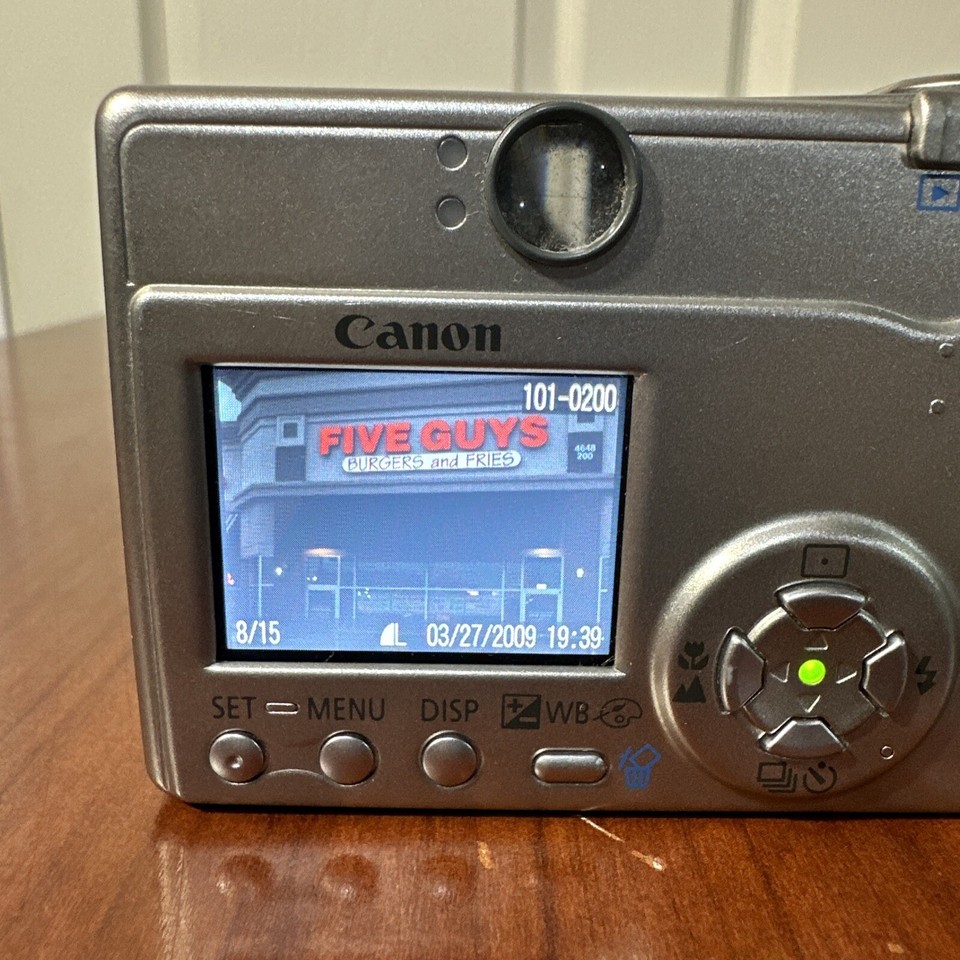 Canon PowerShot S200 Digital ELPH Camera With With SanDisk Parts Or ...