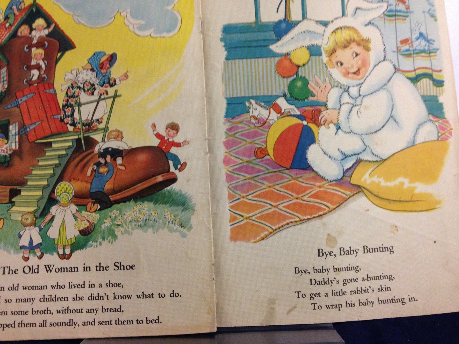 Mother Goose; illus. Milo Winter/ Merrill Publ. 3422(vtg/ c.1939) G OS ...