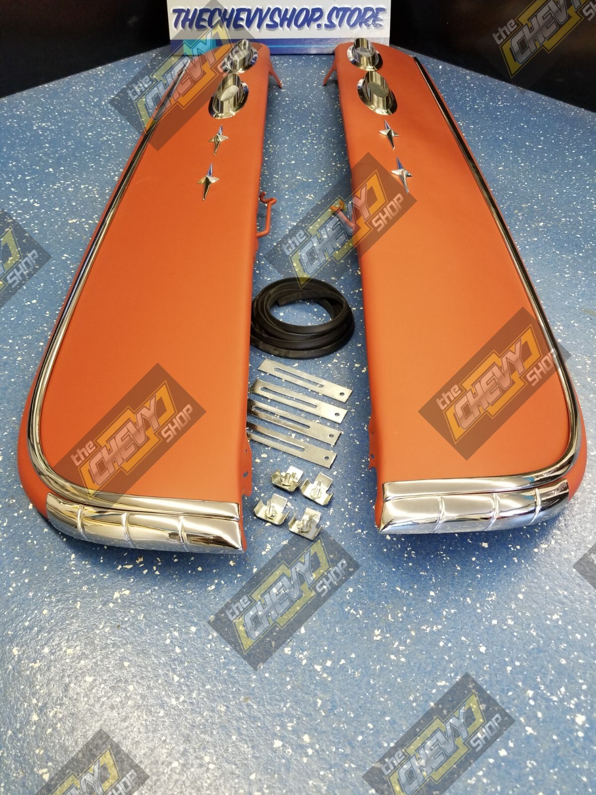 1959 CHEVY IMPALA TURNPIKE CRUISER SKIRTS 12"x60" RESTORED | eBay