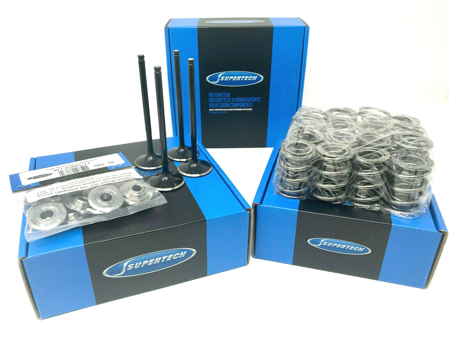 Supertech +1MM Valves Springs Steel Retainers Kit BMW M50 M52 S50 M52 ...