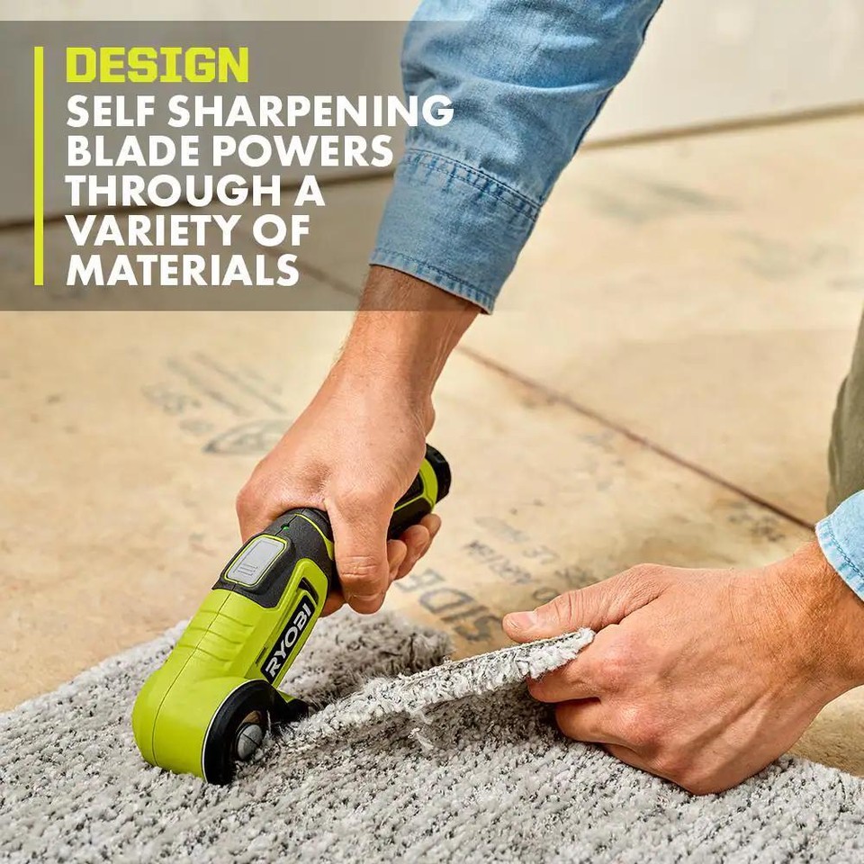 RYOBI Power Cutter Tool Kit 4V USB Lithium Battery Cordless Blade ...