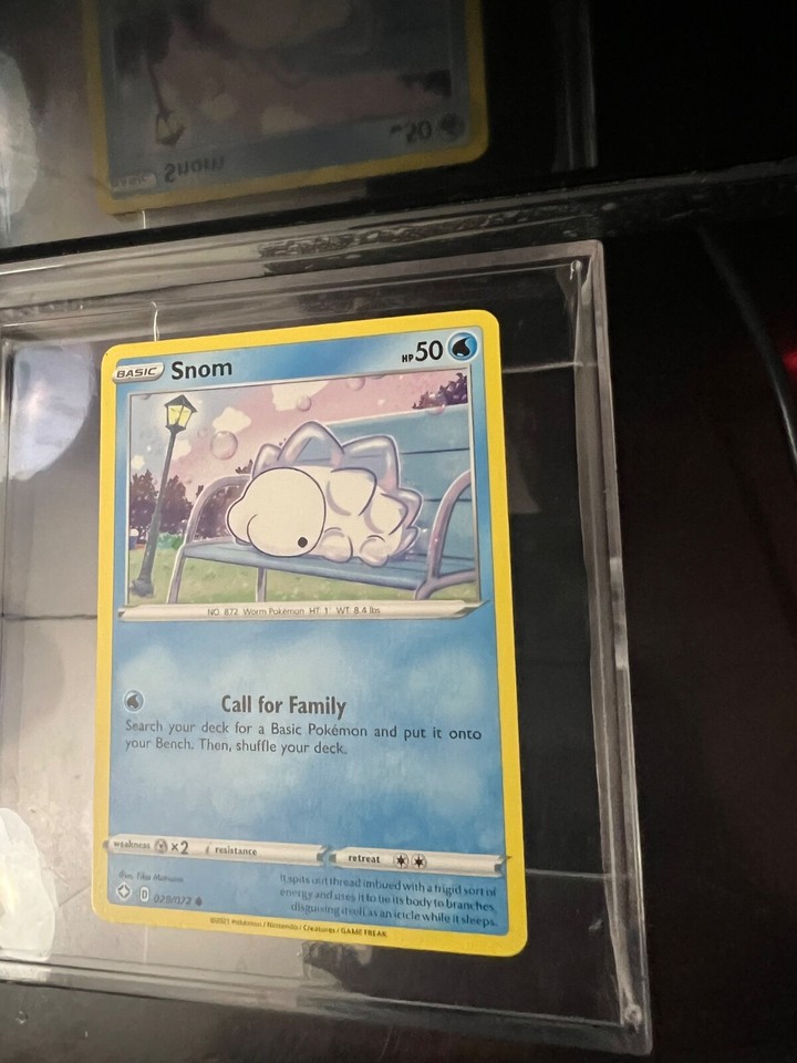 The Rarest Pokemon Snom Card God Shining Fate MT Beckett 9.0 POP 1 | eBay