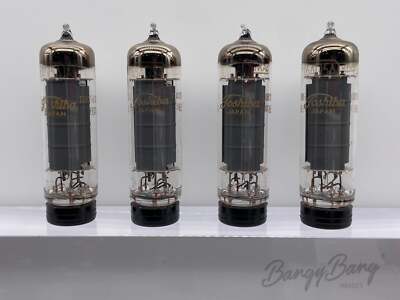 4 Vintage Toshiba 6AQ5/6005/6V6 Power Pentode Amplifier Audio Vacuum ...