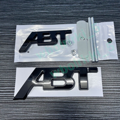ABT Emblem Abzeichen Aufkleber Schwarzer Car Aufkleber Kühlergrill ...