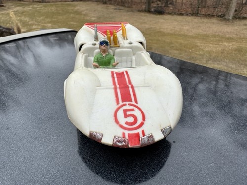 Vintage Marx Toys Friction Race Car Can Am Grand Prix or Mach 5 Style ...