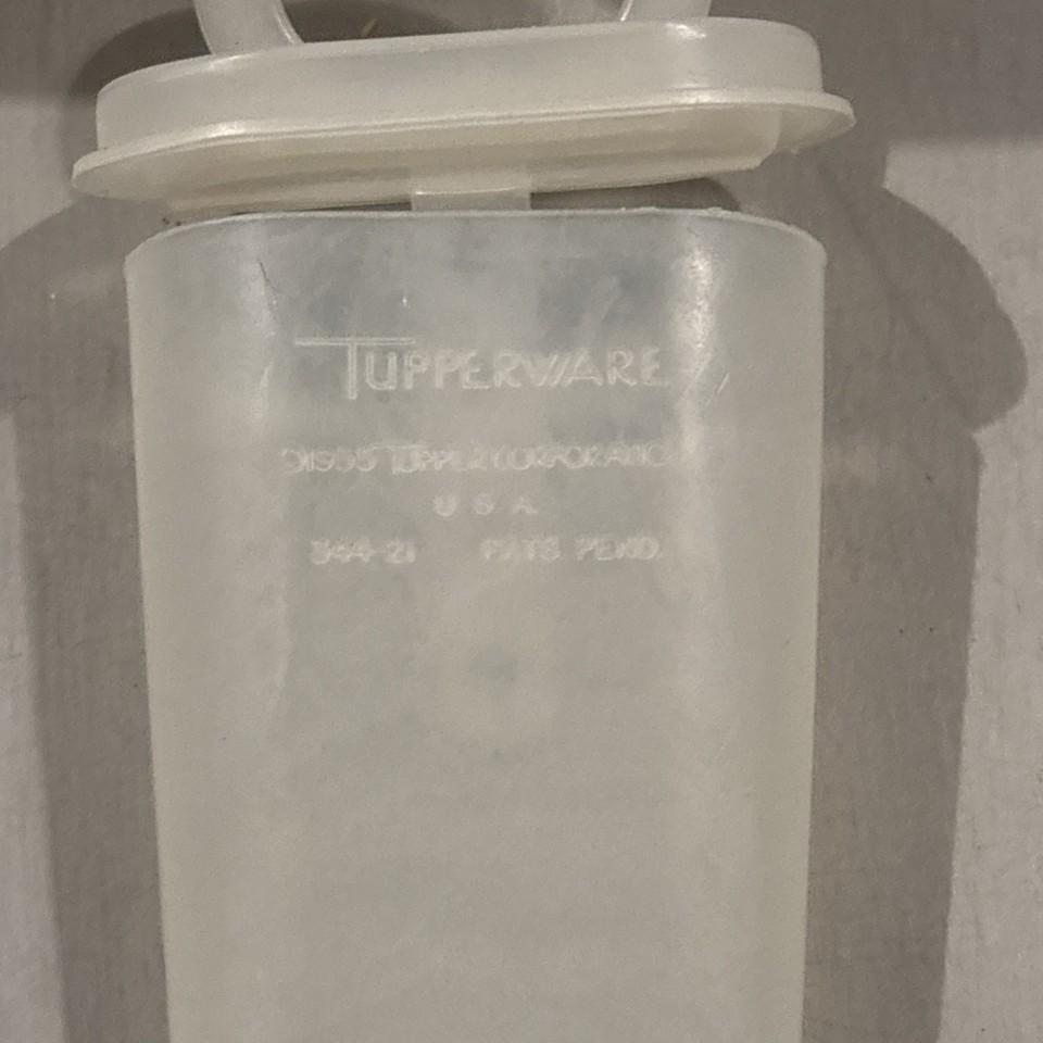 Vintage Tupperware Ice Tups Popsicle Molds Complete Set of 6 with Stand ...