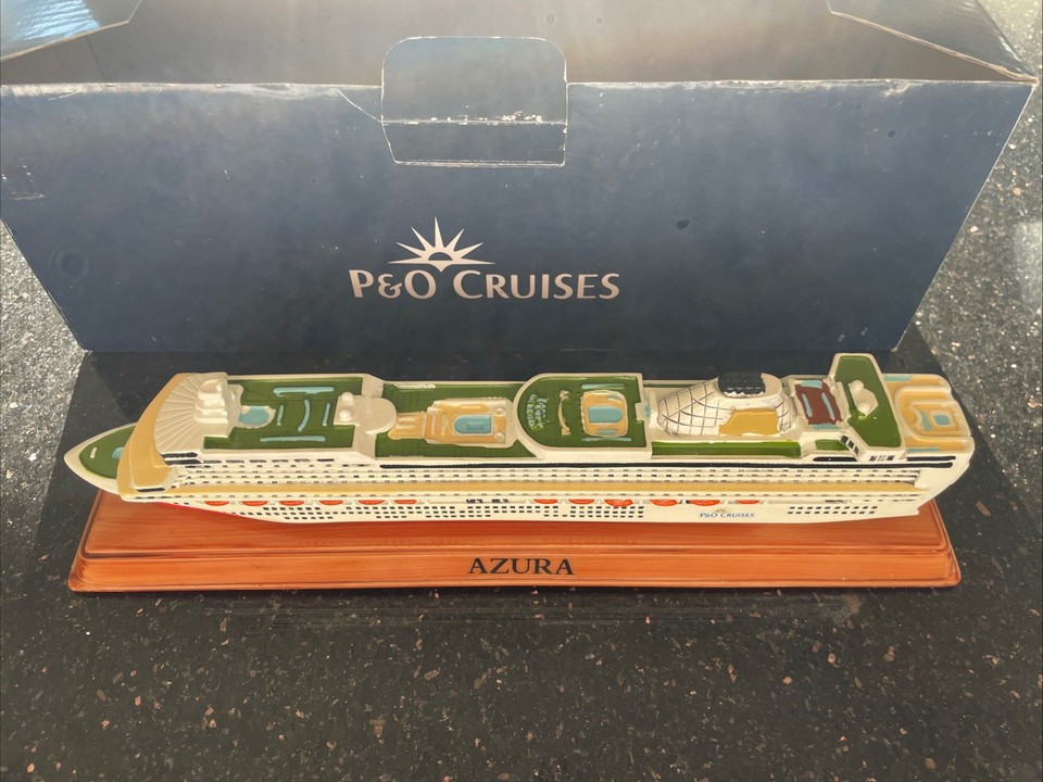 P&O Cruises Azura Polyresin Model Ship Model HB-40836-4257 | eBay UK
