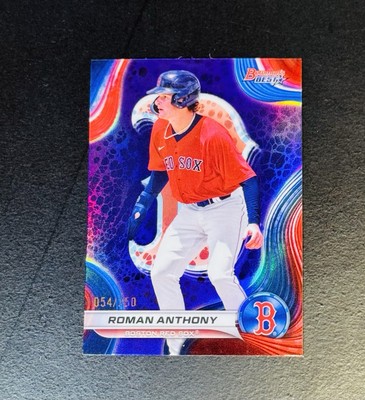 Roman Anthony Purple Refractor #d/250 Rookie 2024 Bowman’s Best #TP-3 ...