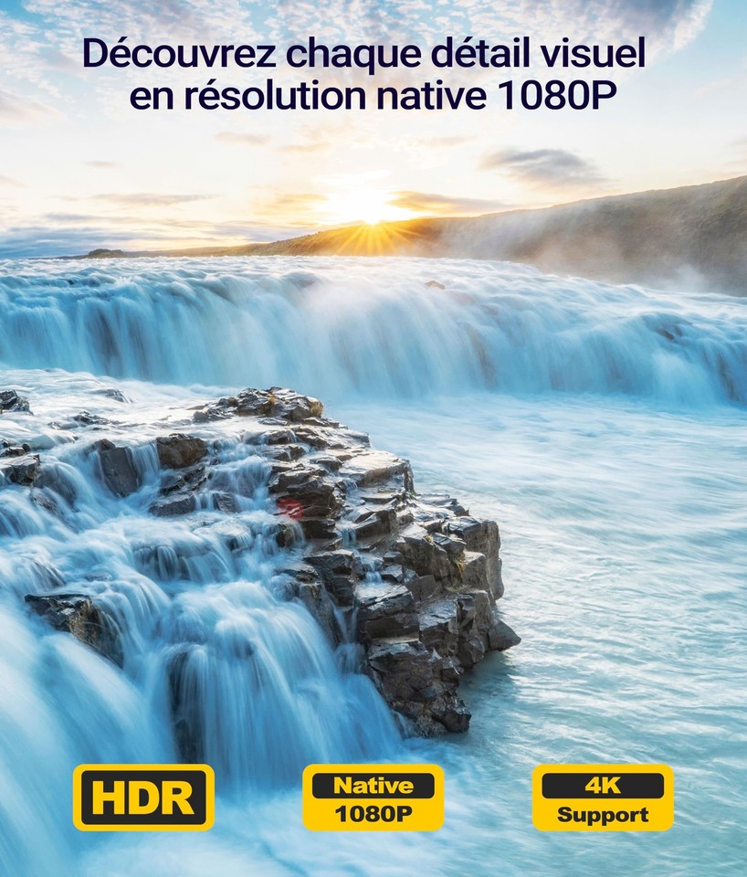 UVISION AllPlay Netflix-Licensed Smart Projector with Google TV | Native 1080... | eBay