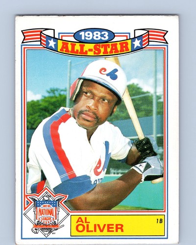 1984 Topps #13 Al Oliver Montreal Expos All-Star Glossy Baseball Card ...