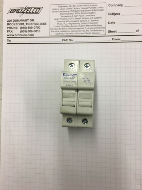 Ferraz Shawmut Uscc2 UltraSafe Fuse Holder 600v 30a for sale online | eBay