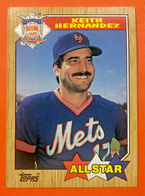 1987 Topps All-Star Keith Hernandez #595 Baseball Card New York Mets | eBay