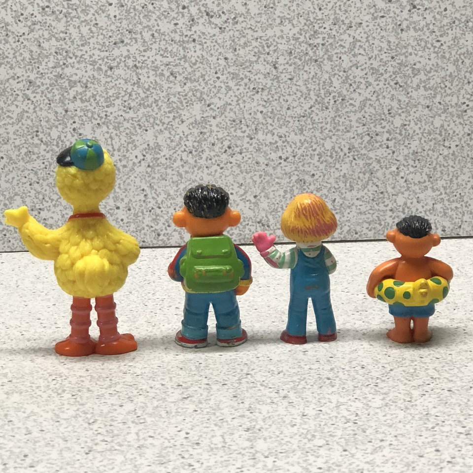Vintage Sesame Street Figures Lot by JHP Big Bird Ernie (2) Prairie ...