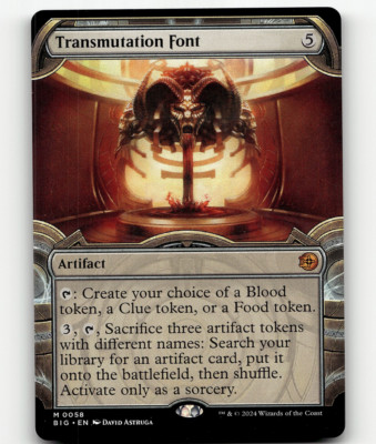 MTG Transmutation Font (Showcase) 58 - Outlaws of Thunder Junction | eBay