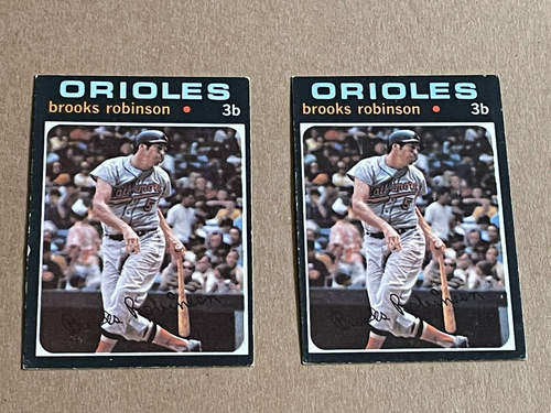 (2) 1971 TOPPS BROOKS ROBINSON BASEBALL CARD #300 | eBay