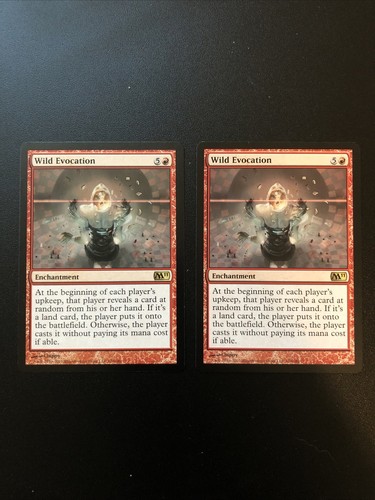 MTG Wild Evocation Magic 2011 160/249 Regular Rare X2 | eBay