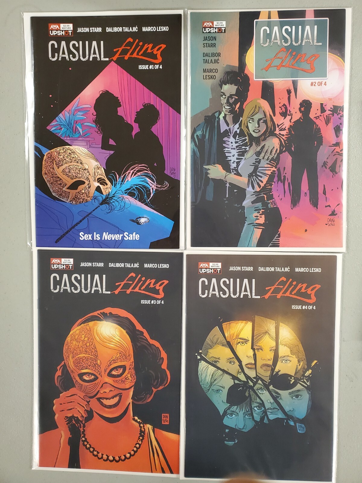 Casual Fling #1-4 FULL SET / RUN ALL NM/VF AWA UPSHOT 2021 | eBay