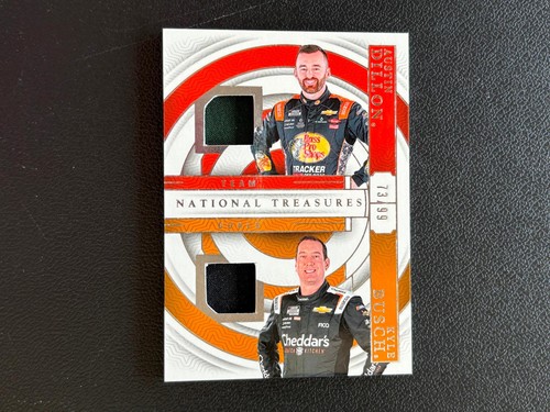Austin Dillon / Kyle Busch 2024 National Treasures Dual PAtch NASCAR 73 ...