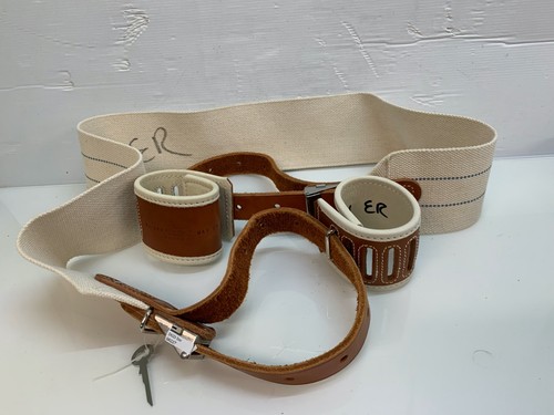 Humane Restraint WJ-201 With Gait Belt & CBL-101 Leather Belt & Key ...