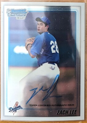 2010 Bowman DRAFT CHROME Autograph Auto Zach Lee Card # BDPP87 | eBay