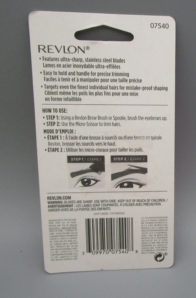 REVLON~NEW Eyebrow Micro-Scissor #07540 | eBay