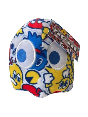 Pac-Man Sticker Bomb Pacman Plush 5" Toy Stuffed Doll 80"s Figure White ...