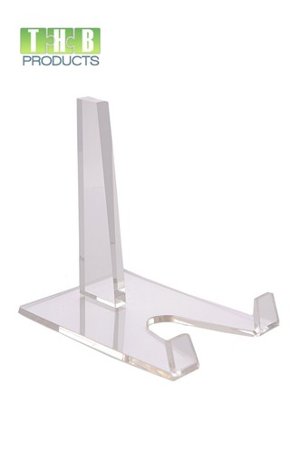 8" Clear Acrylic Modern Stand Easel Holder for Bowl Plate Artwork ...