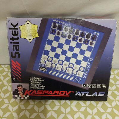 SAITEK Atlas Kasparov Electronic Chess Set Computer Game Spares Repairs ...