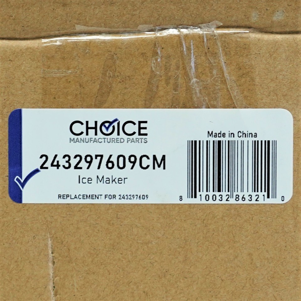 Choice Parts 243297609 for Electrolux Frigidaire Refrigerator Ice Maker ...
