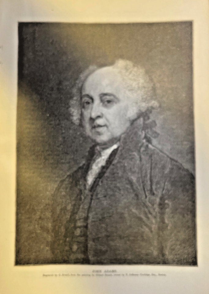 1884 Vintage Magazine Illustration President John Adams | eBay