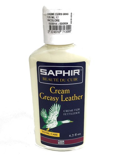Saphir Creme Cuir Gras - Cream for Oiled Leather 125ml | eBay