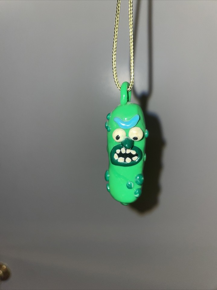 Rick And Morty Pickle Rick Pendant Necklace One Of A Kind | eBay