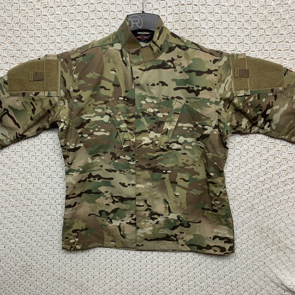 Tru-Spec MultiCam BDU Combat Jacket Camo Full Zip 42177-MC3 Mens Medium ...