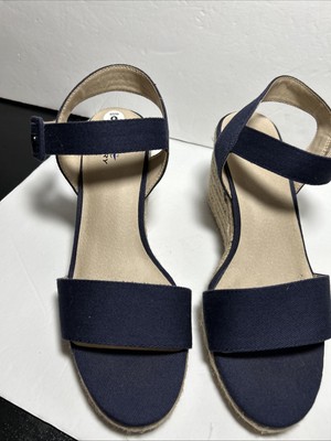 Life Stride Velocity Memory Foam Wedge Shoes Sz 9 Navy Tango | eBay