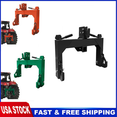 3000lbs 3 Point Quick Hitch Adapter Attach For Category 1 & 2 Cat 1 ...