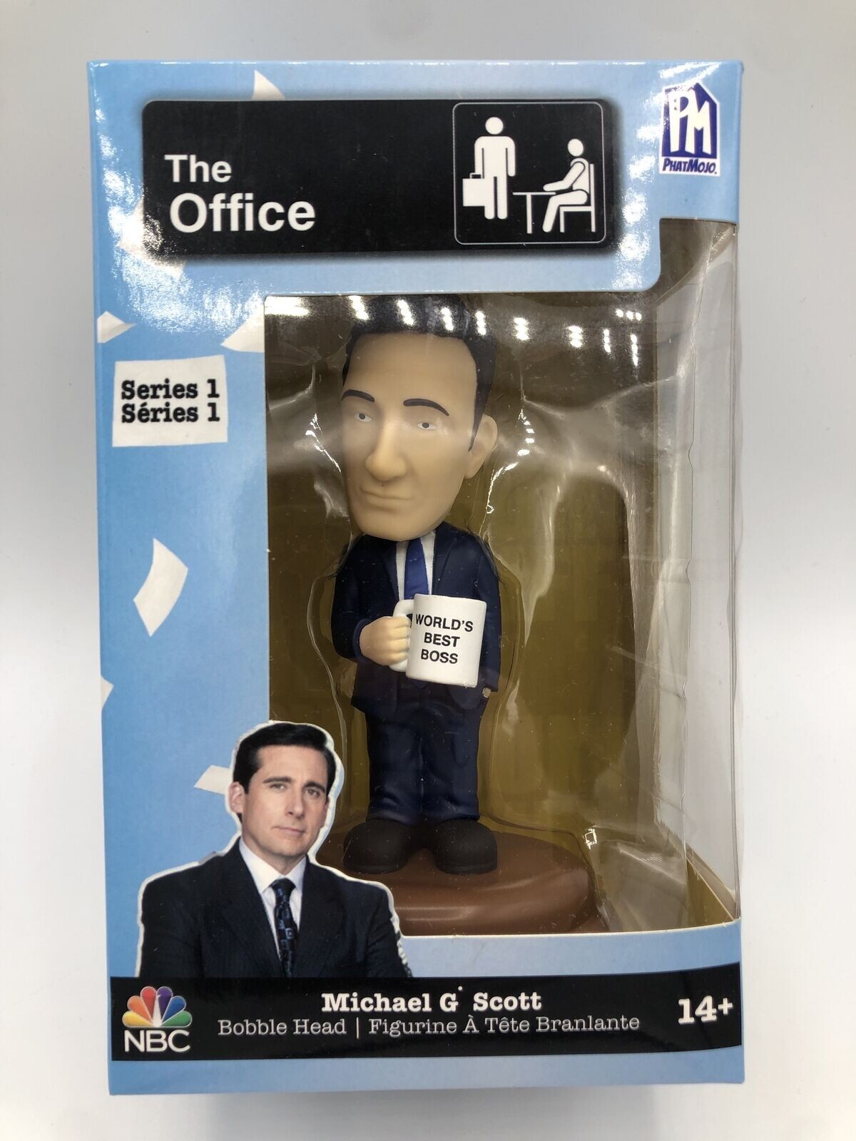 The Office Michael Scott Bobblehead Figure Phat Mojo Series 1 for sale ...